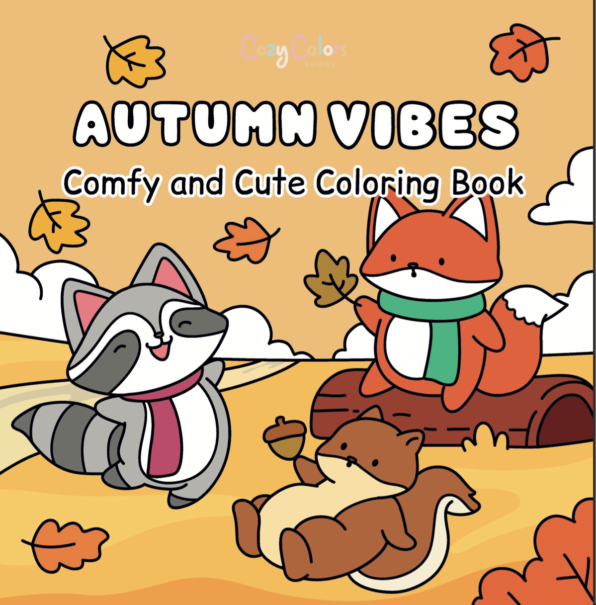 Autumn Vibes Printable Coloring Pages – Cozy Colors Books
